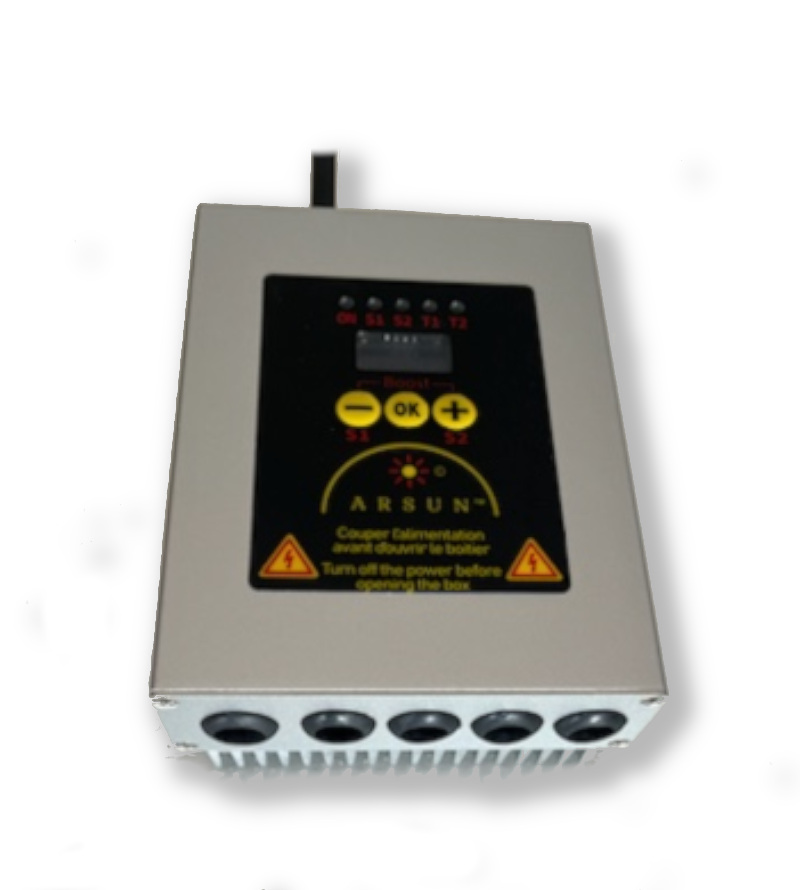 Routeur 4 voies avec dissipateur ARSUN-M4d garantie 2 ans - AnaSun